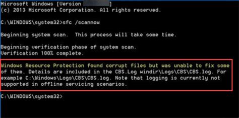 Windows Resource Protection Found Corrupt Files 5 Fixes