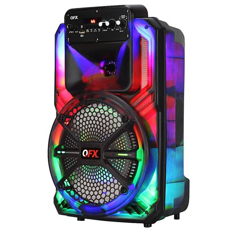 Questions And Answers Qfx Rechargeable Bluetooth Portable Speaker With Liquid Motion Party