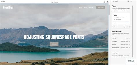 Squarespace Font Guide How To Change Fonts Colors And Sizes SQSPThemes