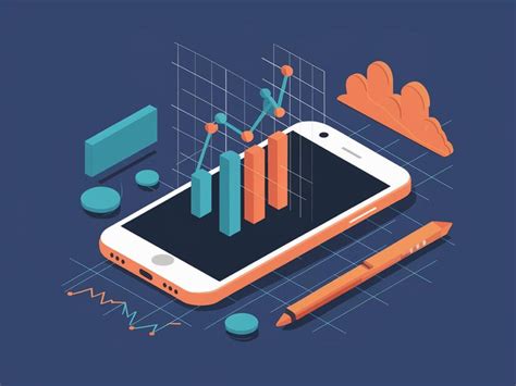 A Phone With A Graph Showing The Results Of Graphing Premium Ai