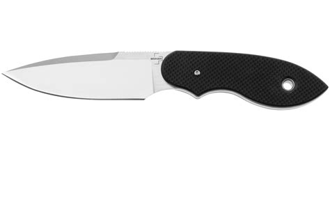 Böker Plus Trailmate 02bo097 Satin Nitro V Black G10 Fixed Knife