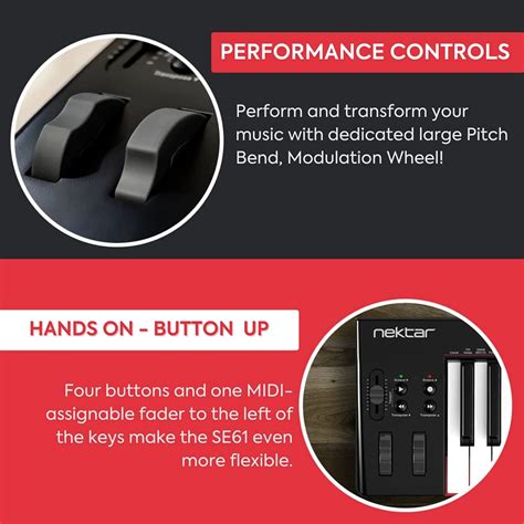Nektar Se61 Usb Midi Controller Keyboard Black Nepal Ubuy