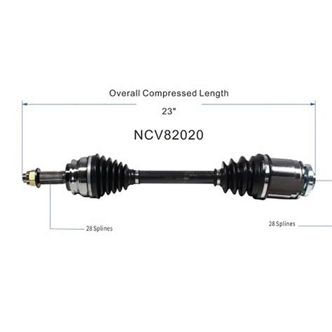 For 2010 2017 Jeep Patriot 2007 08 09 Front Left And Right Pair Cv Axle