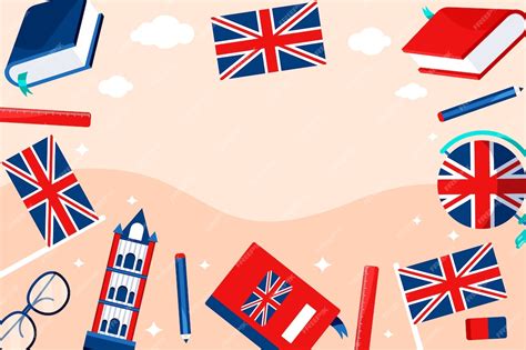 Нарисованная рукой иллюстрация английской школы Бесплатно векторы