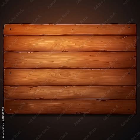 Game Ui Interface Boards In Jungle Theme Vector Cartoon Of Gui Elements Wooden Plank Gui Asset