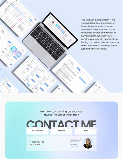 job search crm saas web mobile dashboard ui ux behance