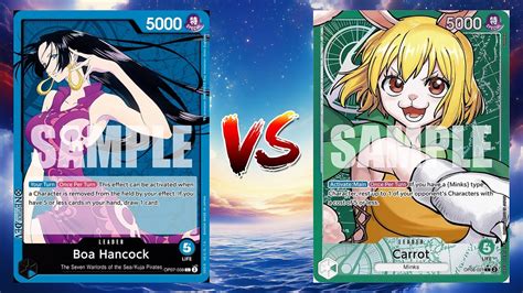 One Piece Tcg Boa Hancock Vs Carrot