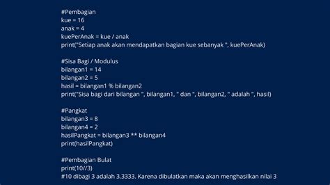 Python Dasar Membuat Biodata Dan Sontohnyapptx