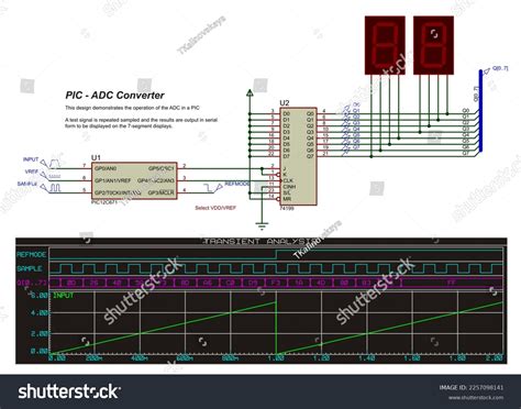 Diagram Electronic Device Operating Under Control Stock Illustration