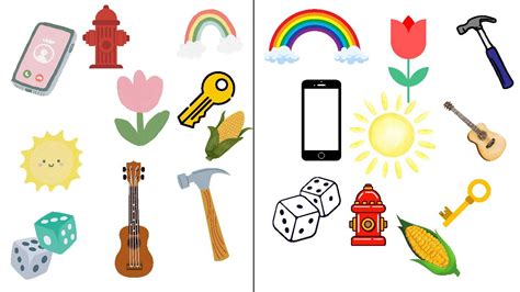 Non Identical Matching Printable By Eleanor Stup Tpt