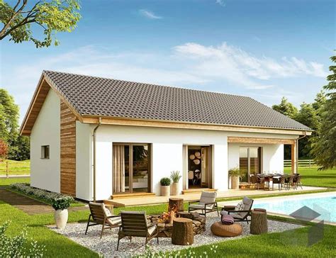 Kleines Haus 90 Qm Fertighaus Bungalow Haus Bungalow Holzhaus Bungalow