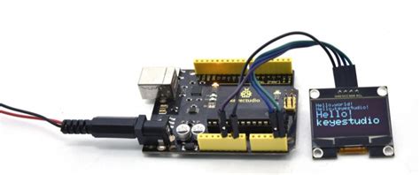 Keyestudio X OLED Display With IIC Ports Keyestudio Wiki