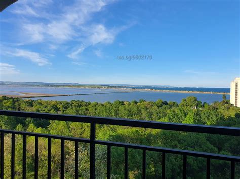 Бургас Резиденция Лазурен бряг ап 611 Тристаен апартамент под наем 100 кв м Обзаведен Непоследен