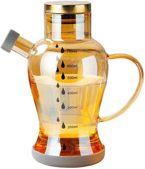 Bydzkj Glass Olive Oil Bottle Dispenser Glass Oil Dispenser Bottle With Lid And