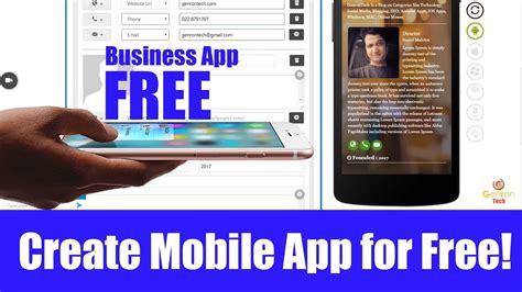 Hindi Create Mobile App For Free Android Ios Without Coding And Programming Youtube
