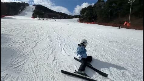 웰리힐리 스노우파크 🎿 스키 강습 02 Youtube