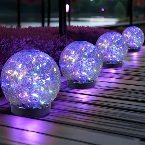 Jkimk Solar Globe Lights Outdoor Waterproof Solar Balls For Garden