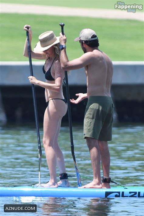 Gisele Bundchen Paddles Into Miami In A Sexy Black Bikini Aznude