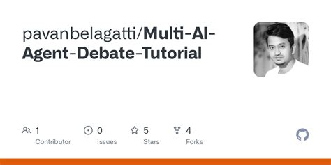 GitHub Pavanbelagatti Multi AI Agent Debate Tutorial