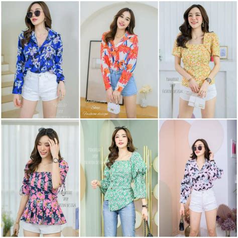 เสื้อลายดอกสงกรานต์สวยๆ ถูกที่สุด พร้อมโปรโมชั่น มิ ย 2023 Biggoเช็คราคาง่ายๆ