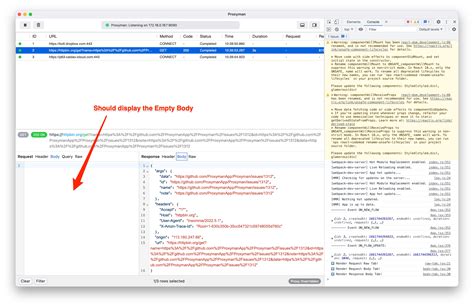 [bug] the body tab displays an empty body from get requests · issue 83 · proxymanapp proxyman