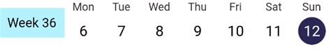 Weekly Date Picker Flutter Package