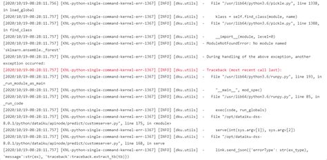 Modulenotfounderror No Module Named Sklearn — Dataiku Community