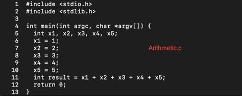 Solved Arithmeticsumc Declares And Initializes Five