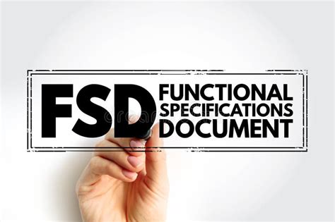 Fsd Functional Specifications Document Is A Document That Specifies