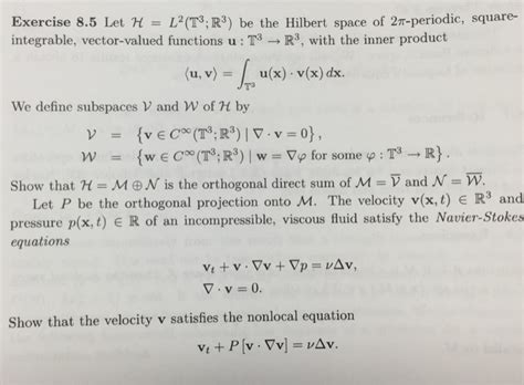 Solved Functional Analysis Question Regarding Hilbert