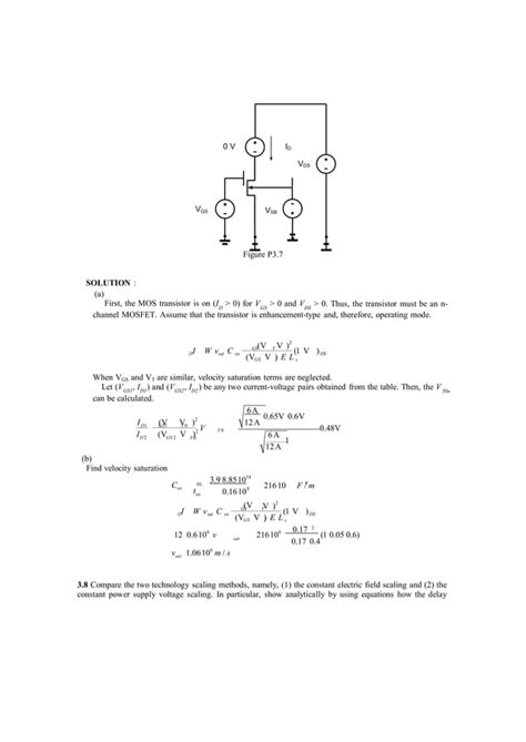 Solutions Manual For Cmos Digital Integrated Circuits Analysis And Design 4th Edition By Kang Pdf