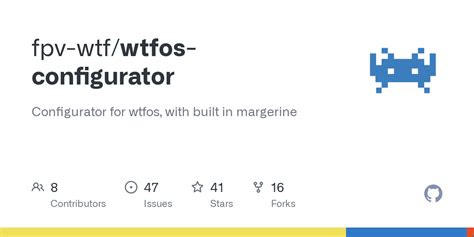 github fpv wtf wtfos configurator configurator for wtfos with built