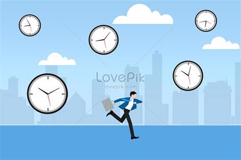 시간 관리 일러스트 무료 다운로드 Lovepik