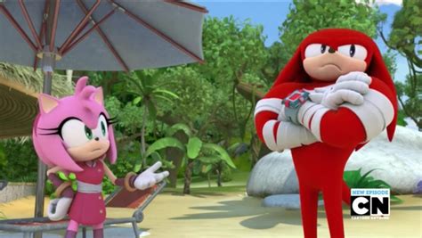 Amy And Knuckles By Sonamy On Deviantart
