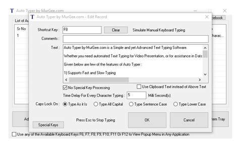 Auto Typer Software To Do Automatic Typing On Windows Pc