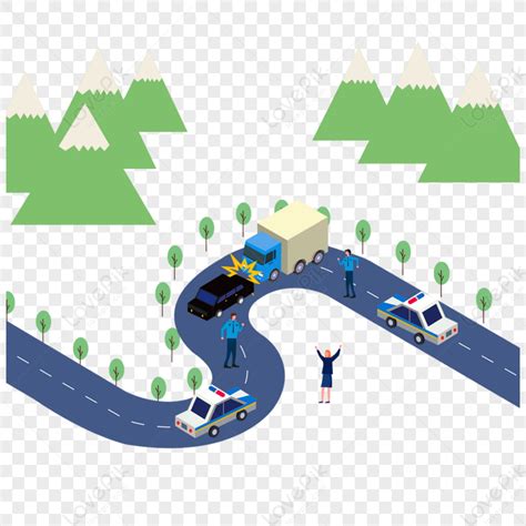 손으로 그린 트래픽 자동차 일러스트 충돌 그림도로핑크 Png 일러스트 무료 다운로드 Lovepik