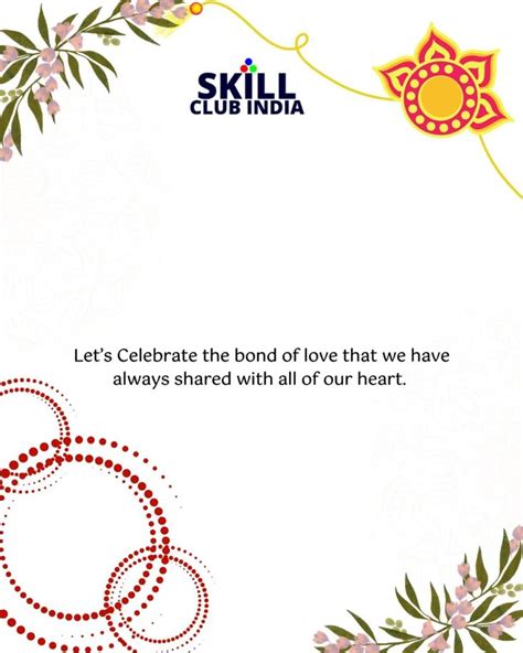 Happy Raksha Bandhan Skill Club India Learn Top And Advanced Soft Skills Personality Development
