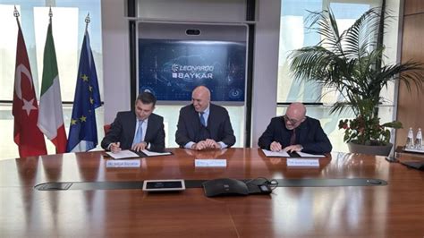 Baykar İtalyan Devi Leonardo Ile Ortaklık Anlaşması Imzaladı