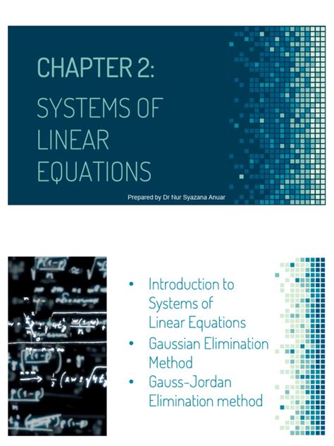 2 1 Systems Of Linear Equations Gauss Elimination And Gauss Jordan