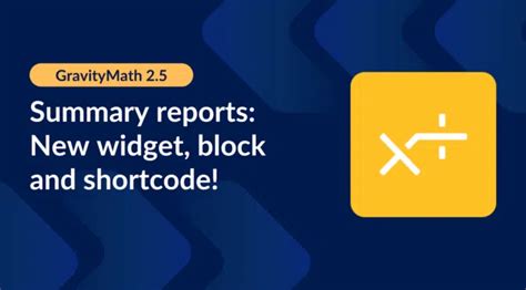 Announcing Gravitymath 25 New Widget Block And Shortcode For