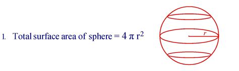 Sphere Formula In English Formula In Maths