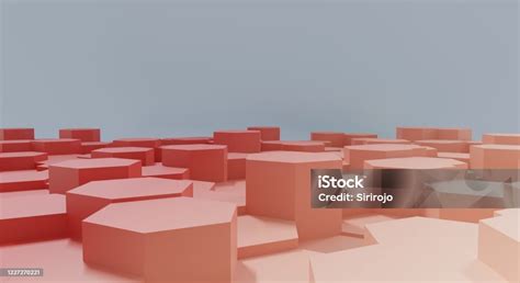 3d 렌더링 추상 육각 형 배경 텍스처입니다 과학 디자인의 개념 다른 높이의 가벼운 벌집 커버 디자인 웹 사이트 배경 광고 책 디자인 또는 복사 공간에 사용할 수 있습니다