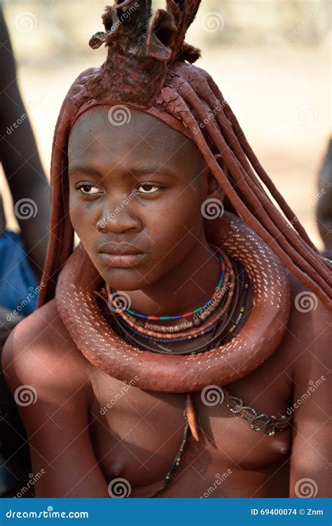 Himba Girl Portrait Namibia Editorial Stock Image Image Of People
