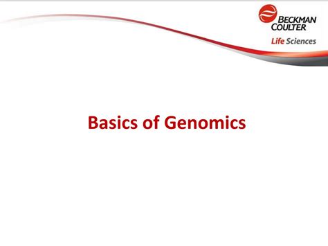 Ppt Basics Of Genomics Powerpoint Presentation Free Download Id841164