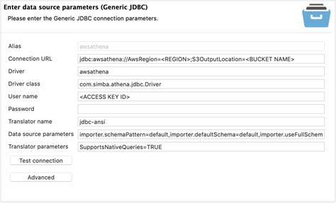 query parquet files in data virtuality using amazon athena cdata