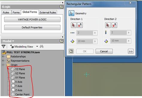 Allow Axis And Plane Selection On Rectangular Circular Pattern
