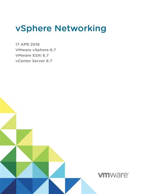 Vsphere Esxi Vcenter Server 67 Networking Guide Pdf Network Switch