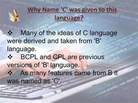C Language Ppt Pptx Programming Languages Computing