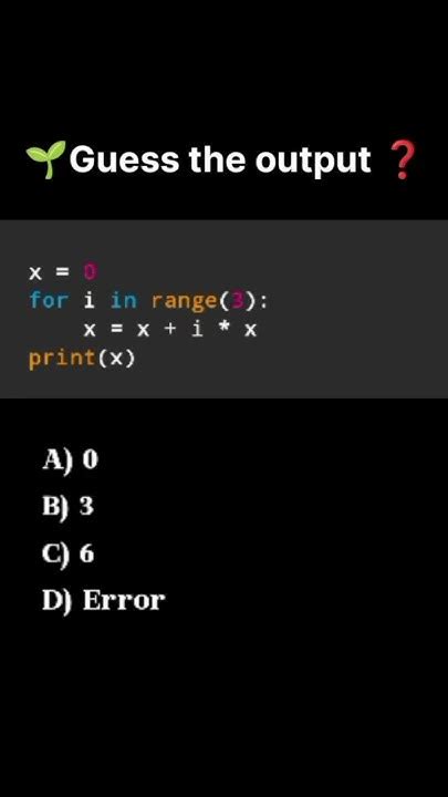 Comment Your Answer 👉🏻 Python Codeflow Forloop Viral Viralshorts
