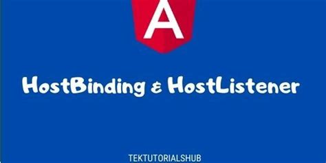 Angular Custom Directives Hostbinding And Hostlistener Dev Community